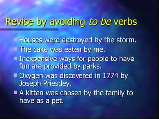 Passive vs. Active Voice | PPT