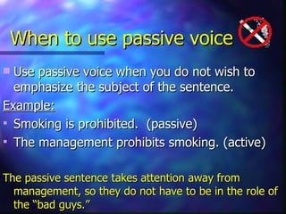 Passive vs. Active Voice | PPT