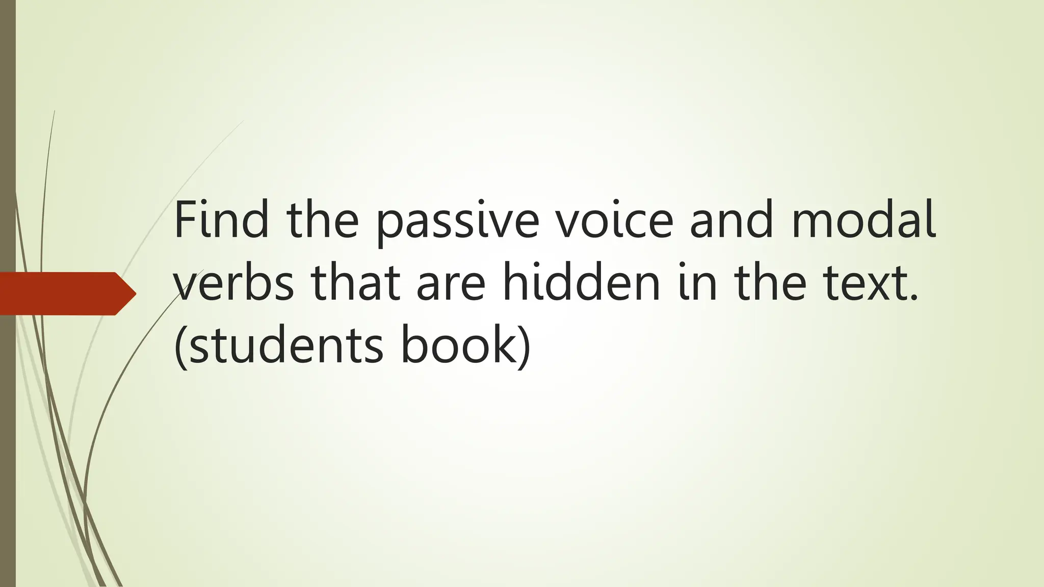 Passive with modals for class presentations | PPT