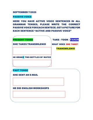 Passive Voice workshop | DOCX