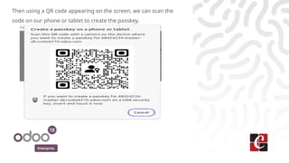 Passkey Authentication in Odoo 18 - Odoo 18 Slides | PPTX