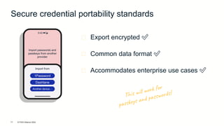 Passkey Providers and Enabling Portability: FIDO Paris Seminar.pptx