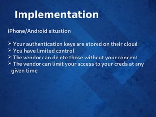 How to implement PassKeys in your application | PDF