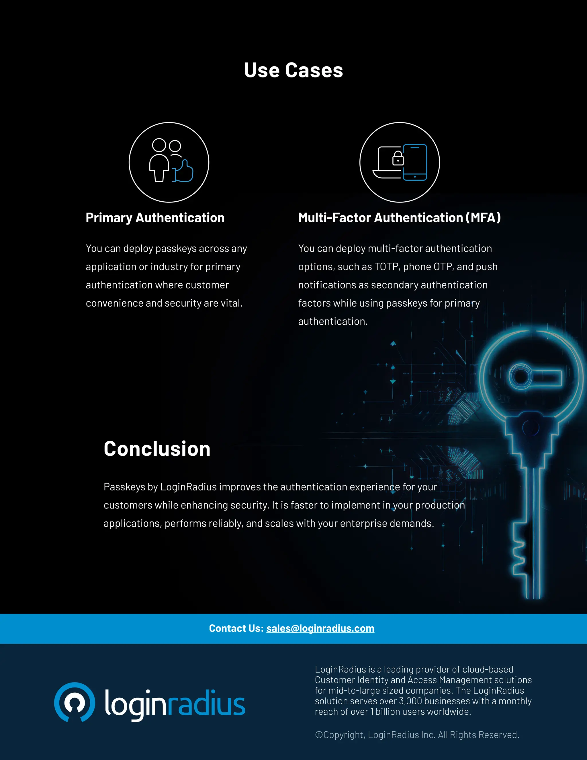 Passkeys Login Authentication by LoginRadius | PDF