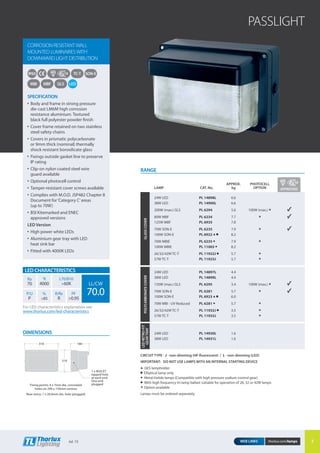 Thorlux Lighting Passlight | PDF
