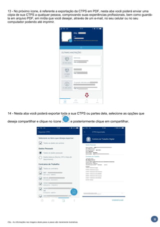 CTPS Digital - Passo a Passo | PDF