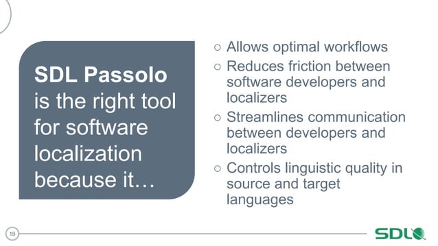 Translating software with SDL Passolo | PPTX