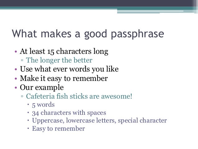 Passphrases presentation rev1