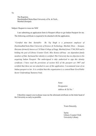 Passport | DOCX