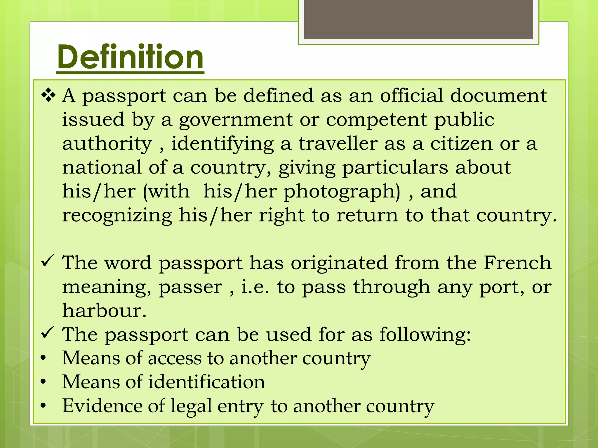 Passport | PDF