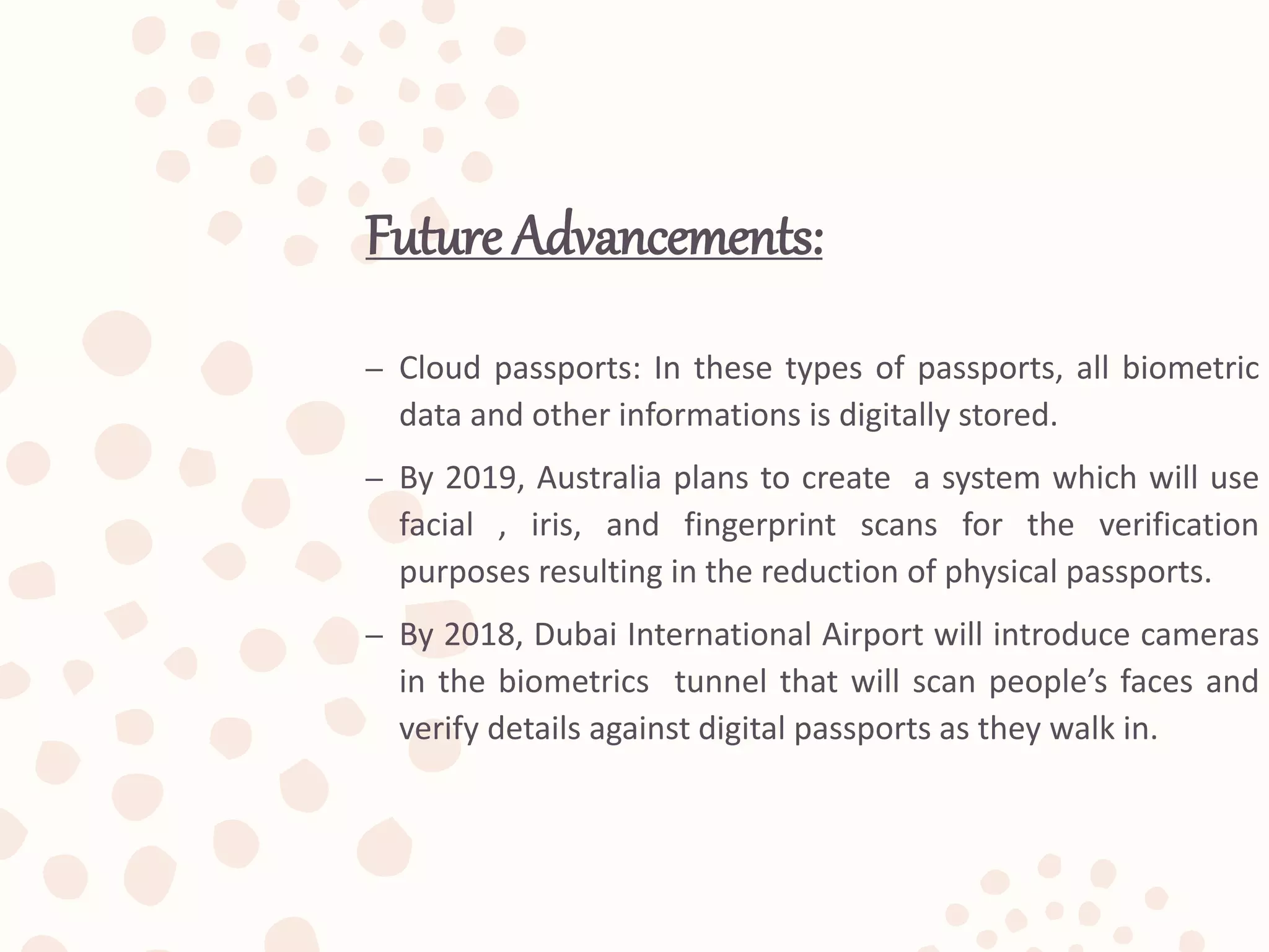 Comparative study of security features of passports of different ...