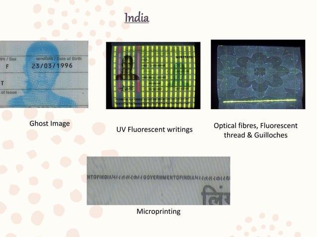 Comparative study of security features of passports of different ...