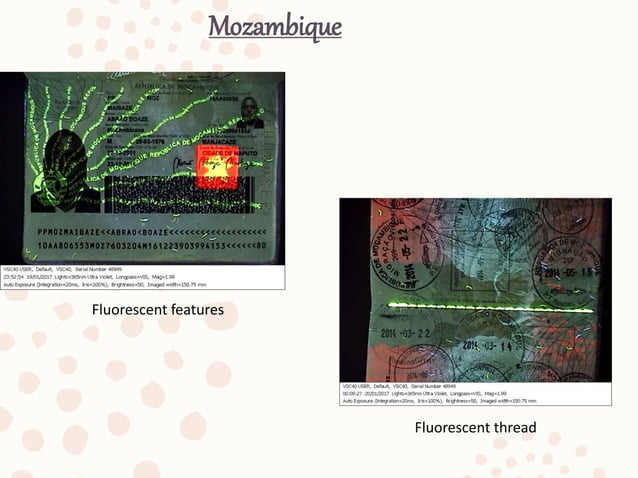 Comparative study of security features of passports of different ...