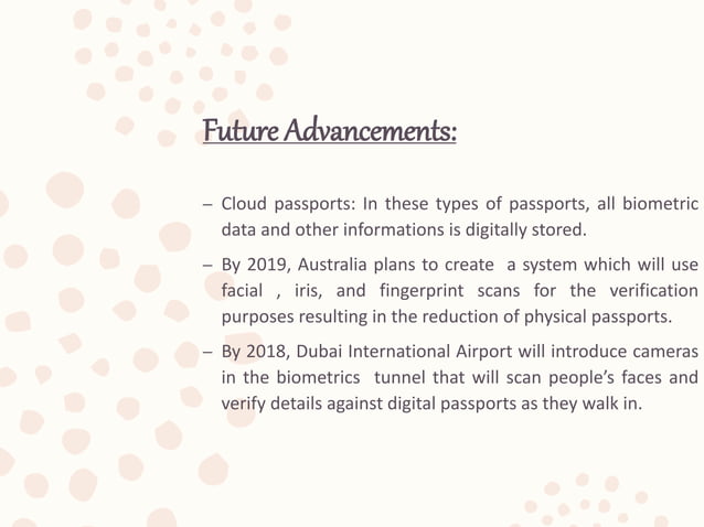 Comparative study of security features of passports of different ...