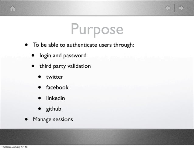 Passport Nodejs Lightening Talk | PPT Passport Nodejs Lightening Talk | PPT
