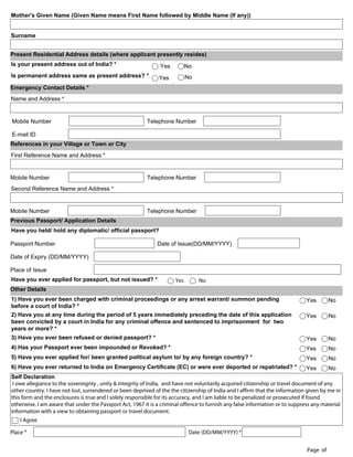 Passport applicationform main_english_v1.0 | PDF