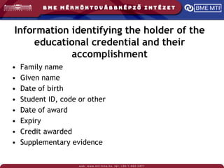 Learning Passport as Credit Supplement to be used | PPT