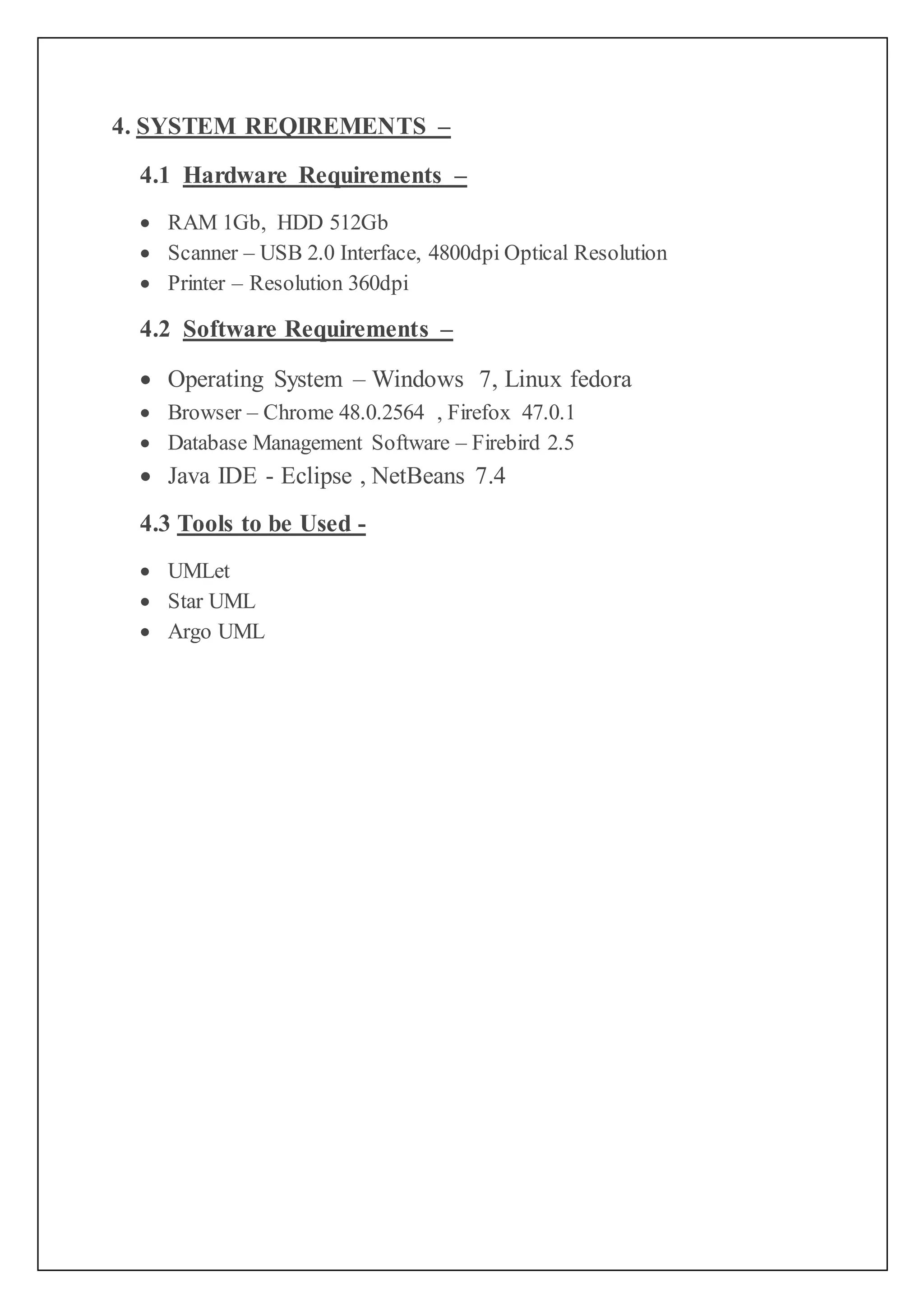 Passport Automation System | DOCX