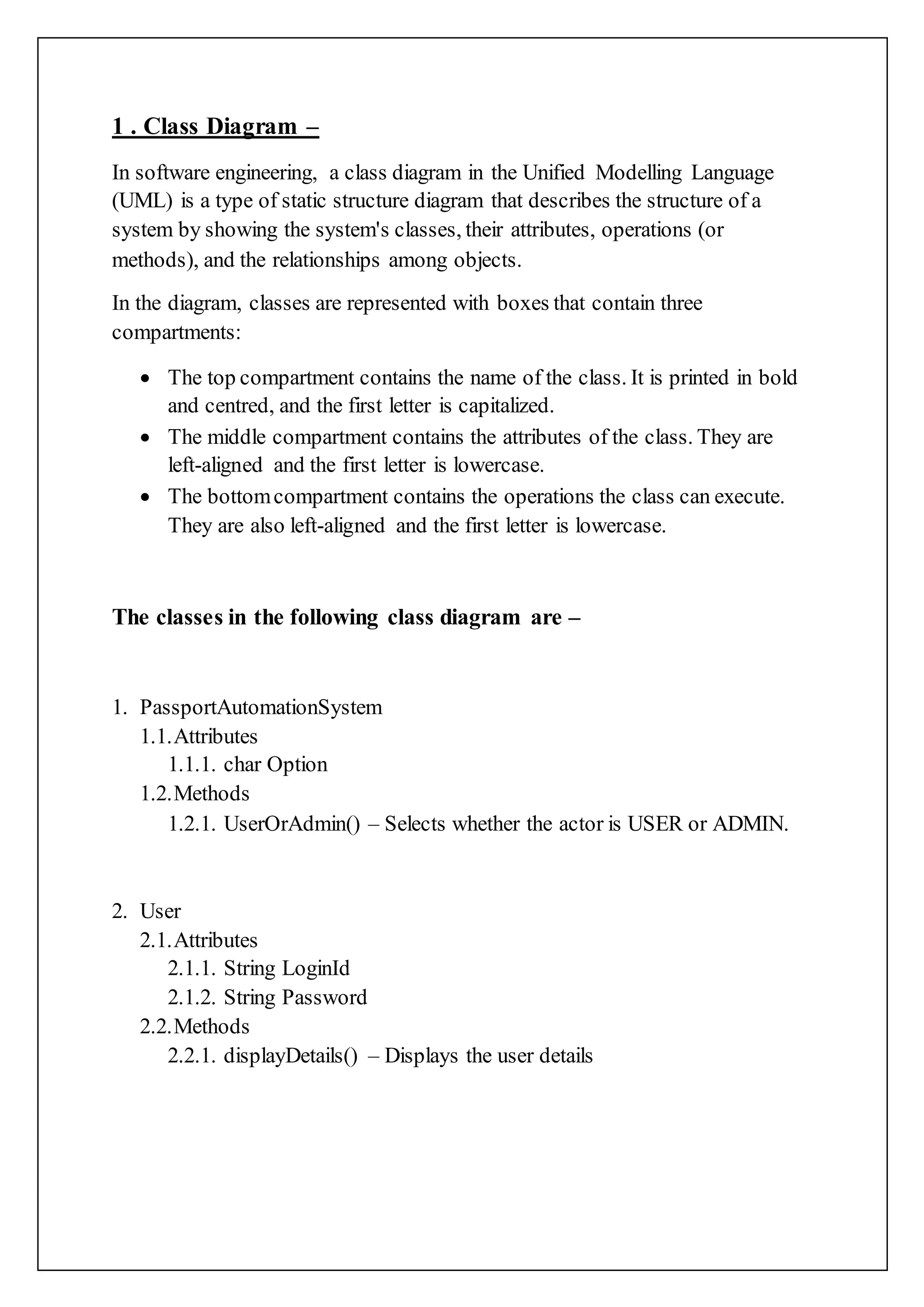 Passport Automation System | DOCX