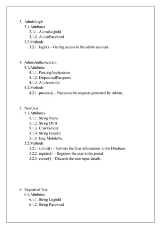 Passport Automation System | DOCX
