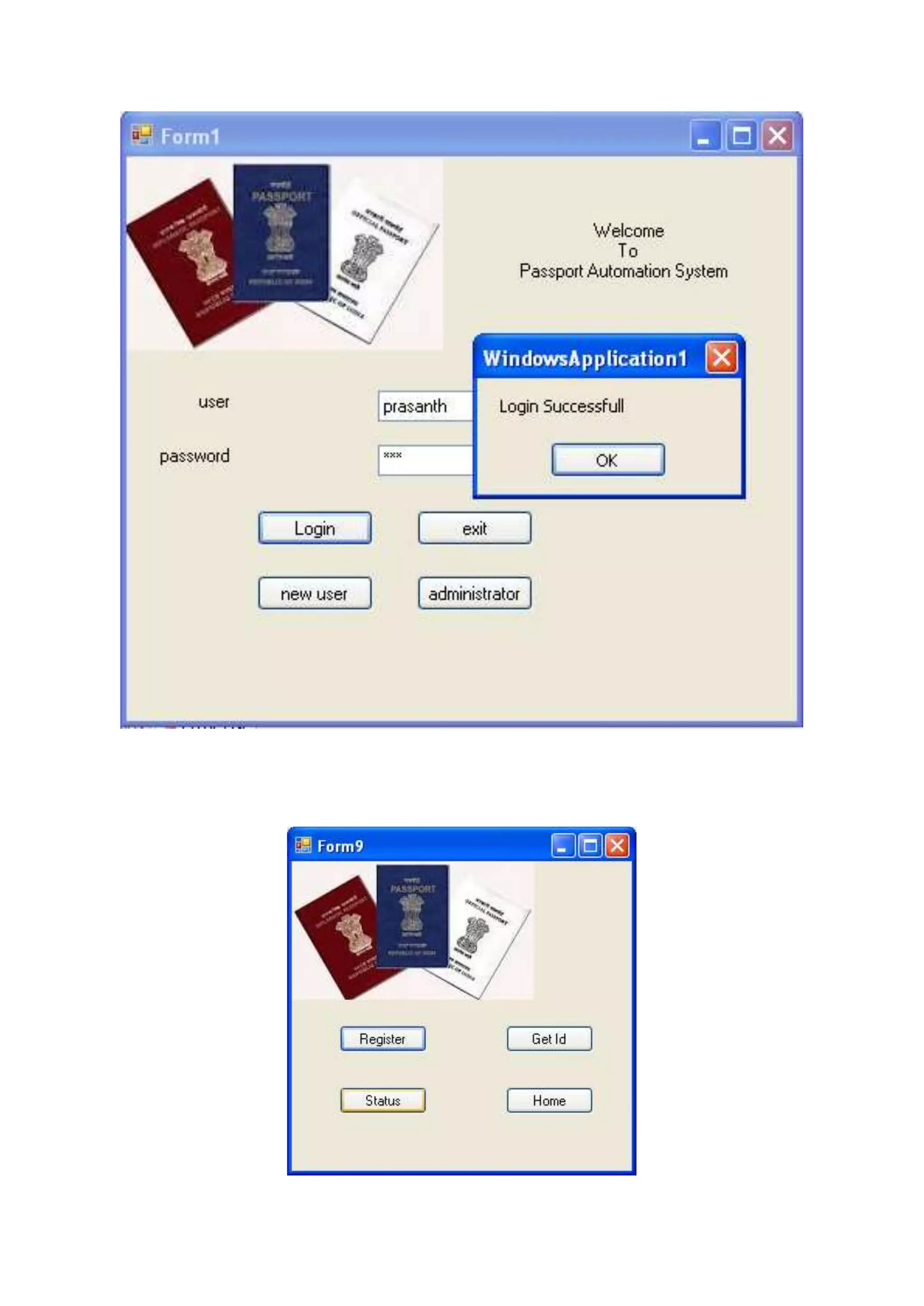 Passport automation system | DOCX | Computer Software and Applications | Computing