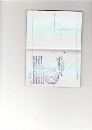 Passport Of Ms. Martina | PDF