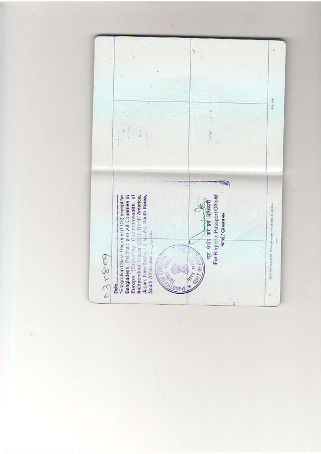 Passport Of Ms. Martina | PDF