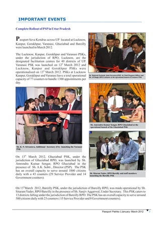 Passport Patrika | January - March 2012 | PDF