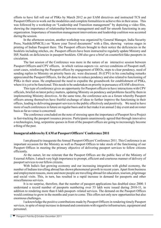 Passport Patrika | October - December 2011 | PDF | Technology & Computing