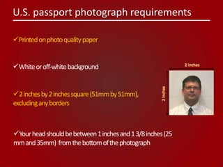 U.S. Passport Photo Requirements - U.S. Embassy London | PPTX