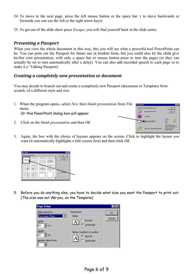 Passports in-microsoft-power point | PDF | Desktop Publishing ...