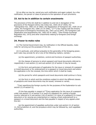 Passports act | PDF