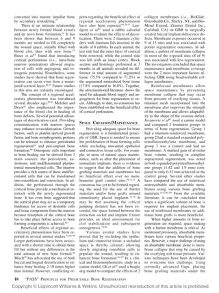 “PASS” Principles for Predictable Bone Regeneration | PDF