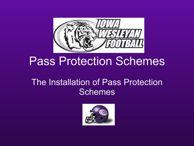 Pass Protection Schemes | PPT | American Football | Sports