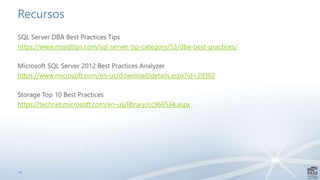 PASS Spanish Recomendaciones para entornos de SQL Server productivos | PPT