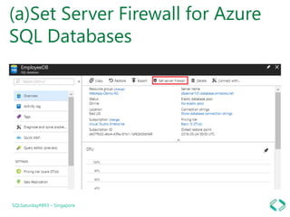Securing your data with Azure SQL DB | PPT