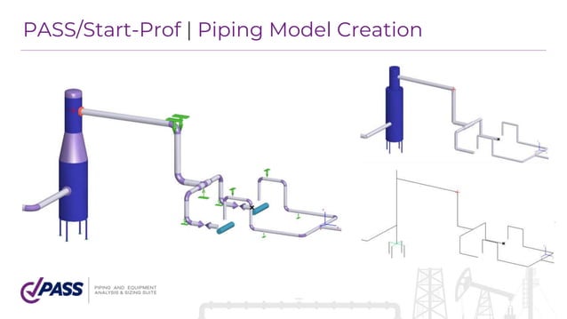 PASS/START-PROF capabilities for pipe stress analysis of power and ...