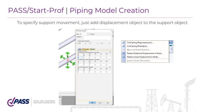 PASS/START-PROF capabilities for pipe stress analysis of power and ...