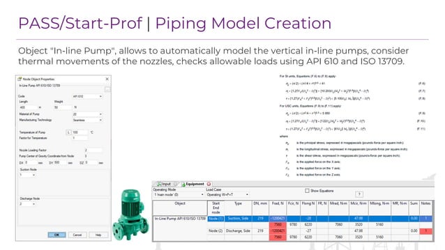 PASS/START-PROF capabilities for pipe stress analysis of power and ...