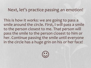 Pass the emotion 1 | PPTX