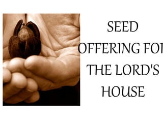 Pass the Test of Offering for God's Great Blessings | PPT