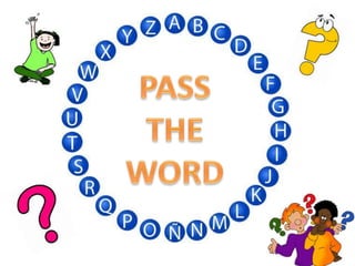 Pass The Word Game | PPT