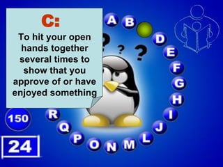 Pass the word - Gestures game | PDF
