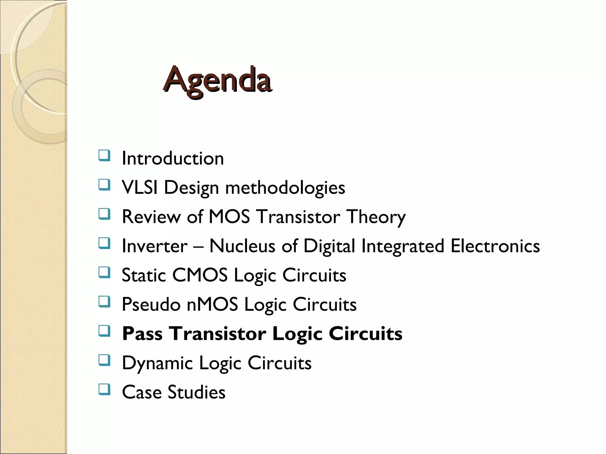 Pass Transistor Logic Ppt