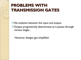 Pass transistor logic | PPT | Programming Languages | Computing