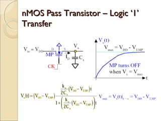 Pass transistor logic | PPT | Programming Languages | Computing
