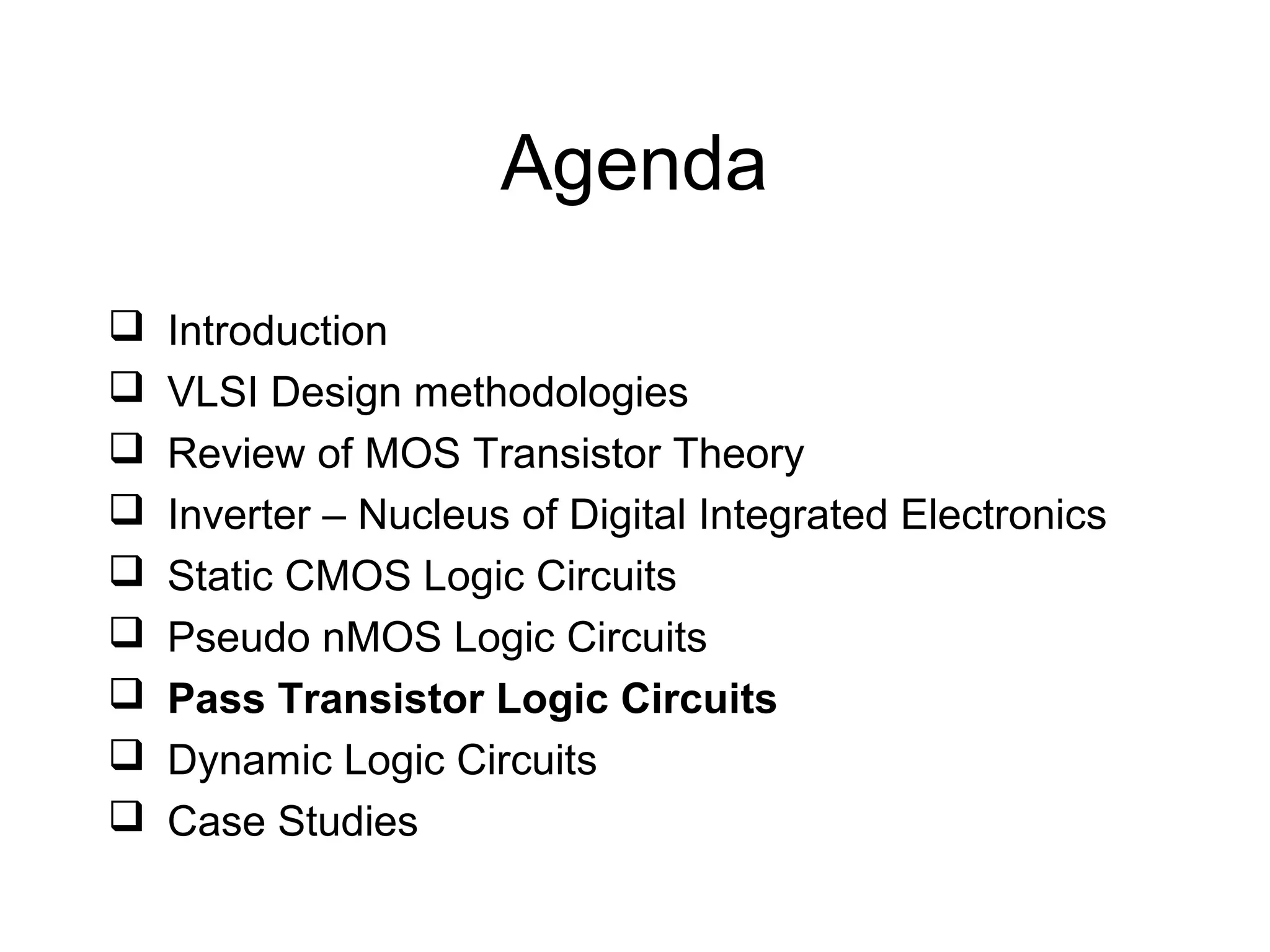 Pass transistor logic | PPT