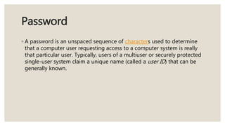 Password | PPT