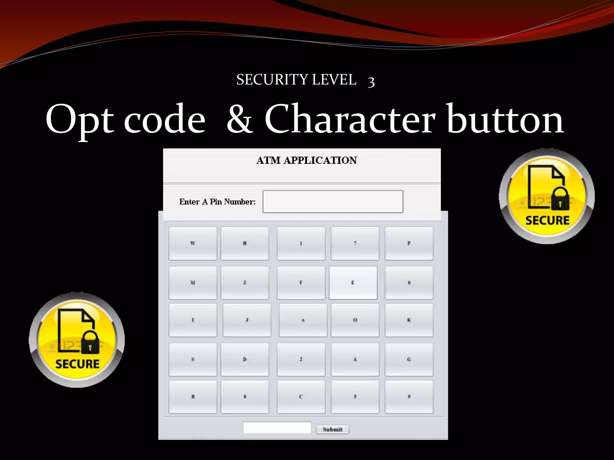 Three Level Security System Using Image Based Aunthentication | PPTX