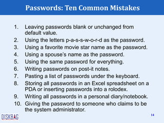 Passwords | PPT
